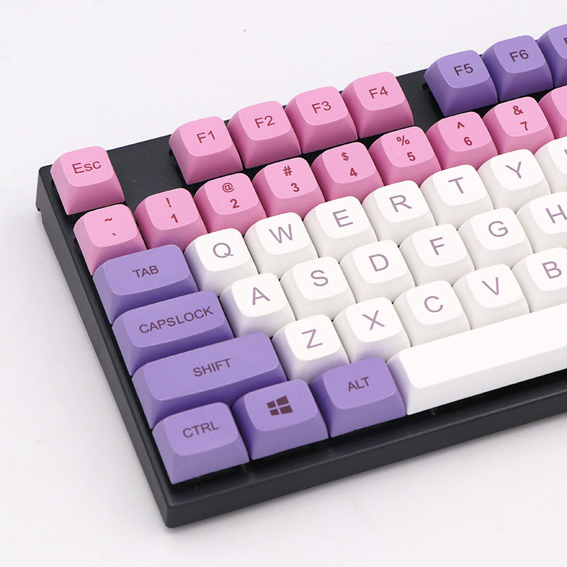 Creamy Sakura Custom PBT Keycap Set