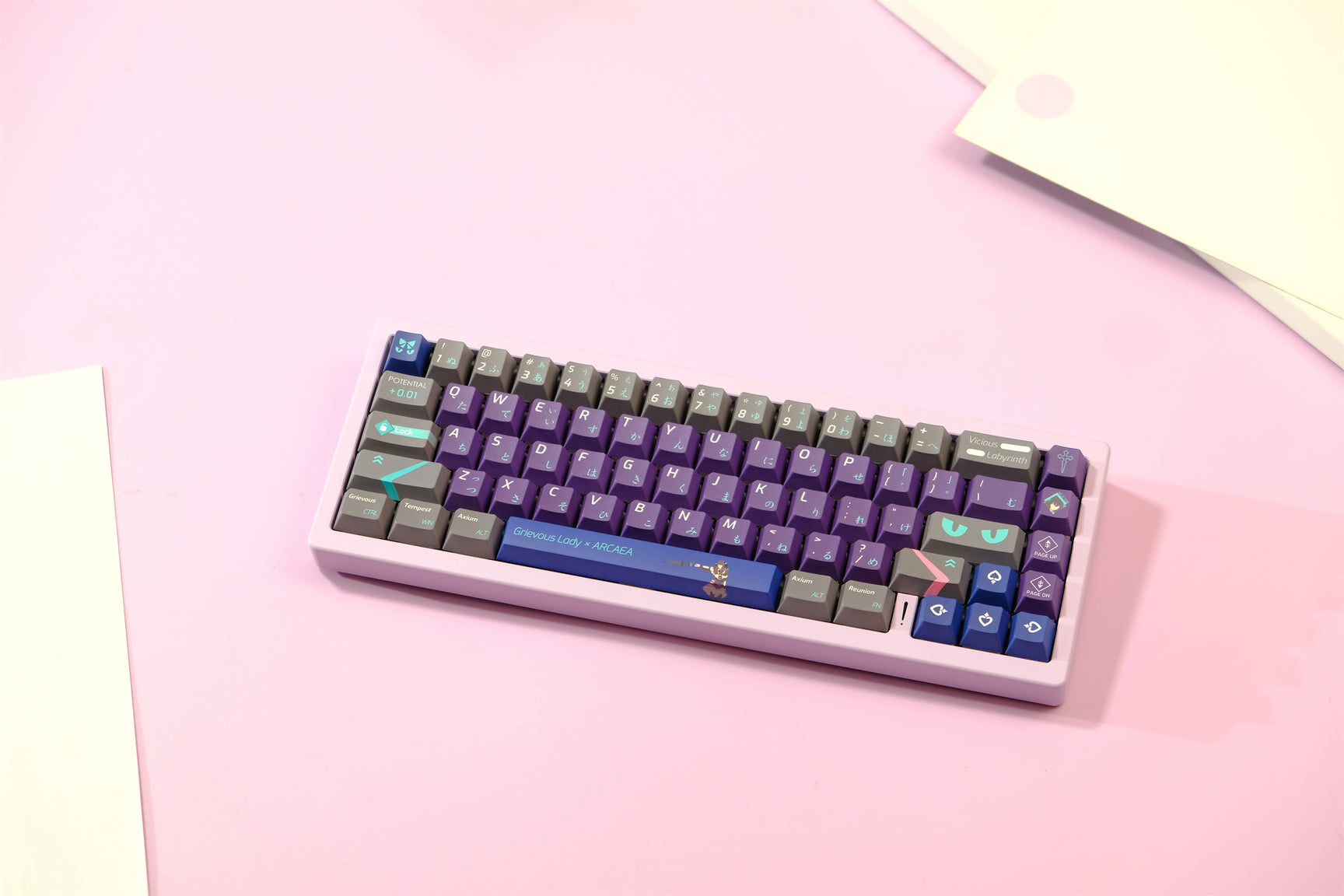 ARCAEA Theme Custom PBT Cherry Keycap Set // Cherry