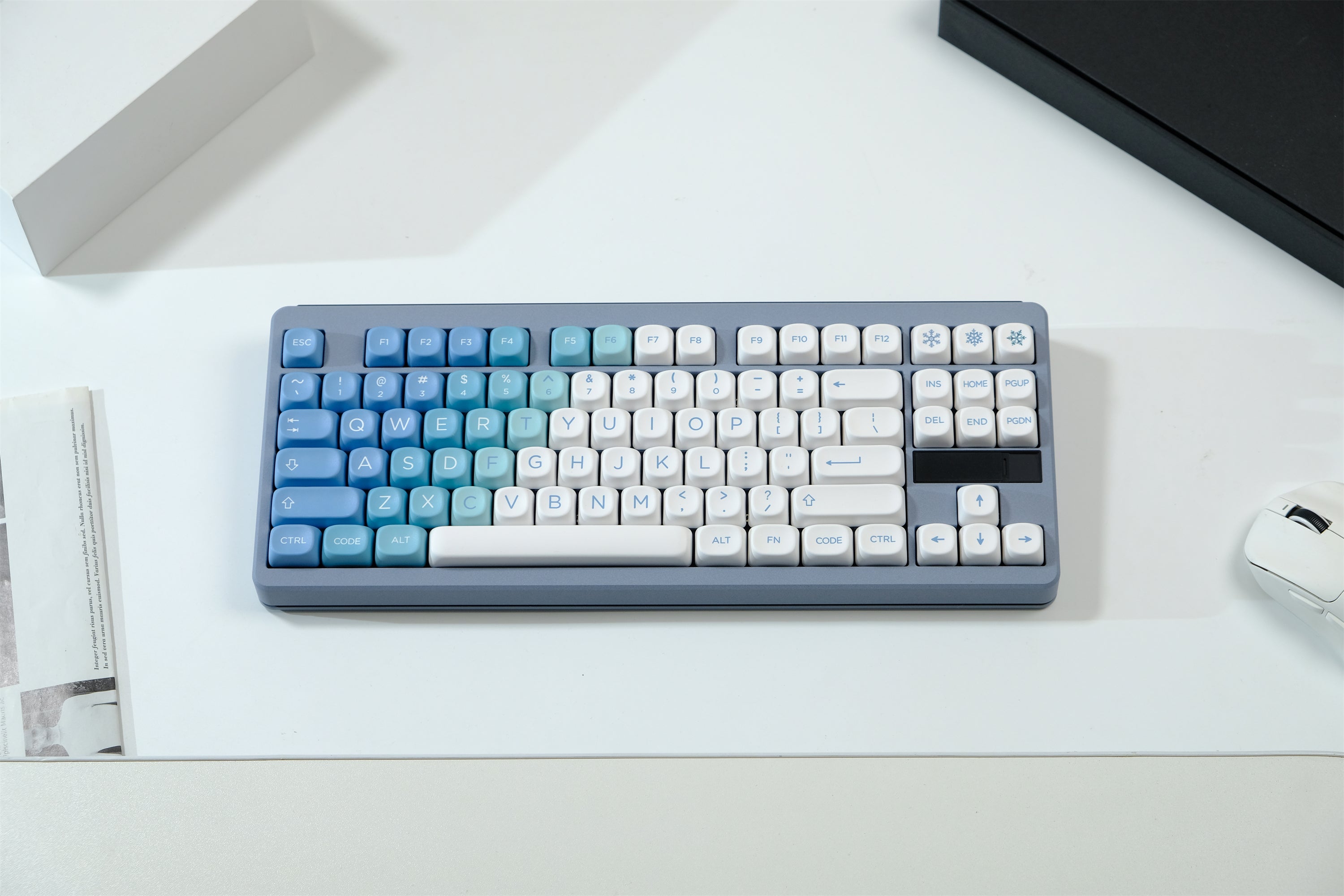 Yeti Theme PBT XOA Keycap Set Custom PBT Keycap Set // XOA