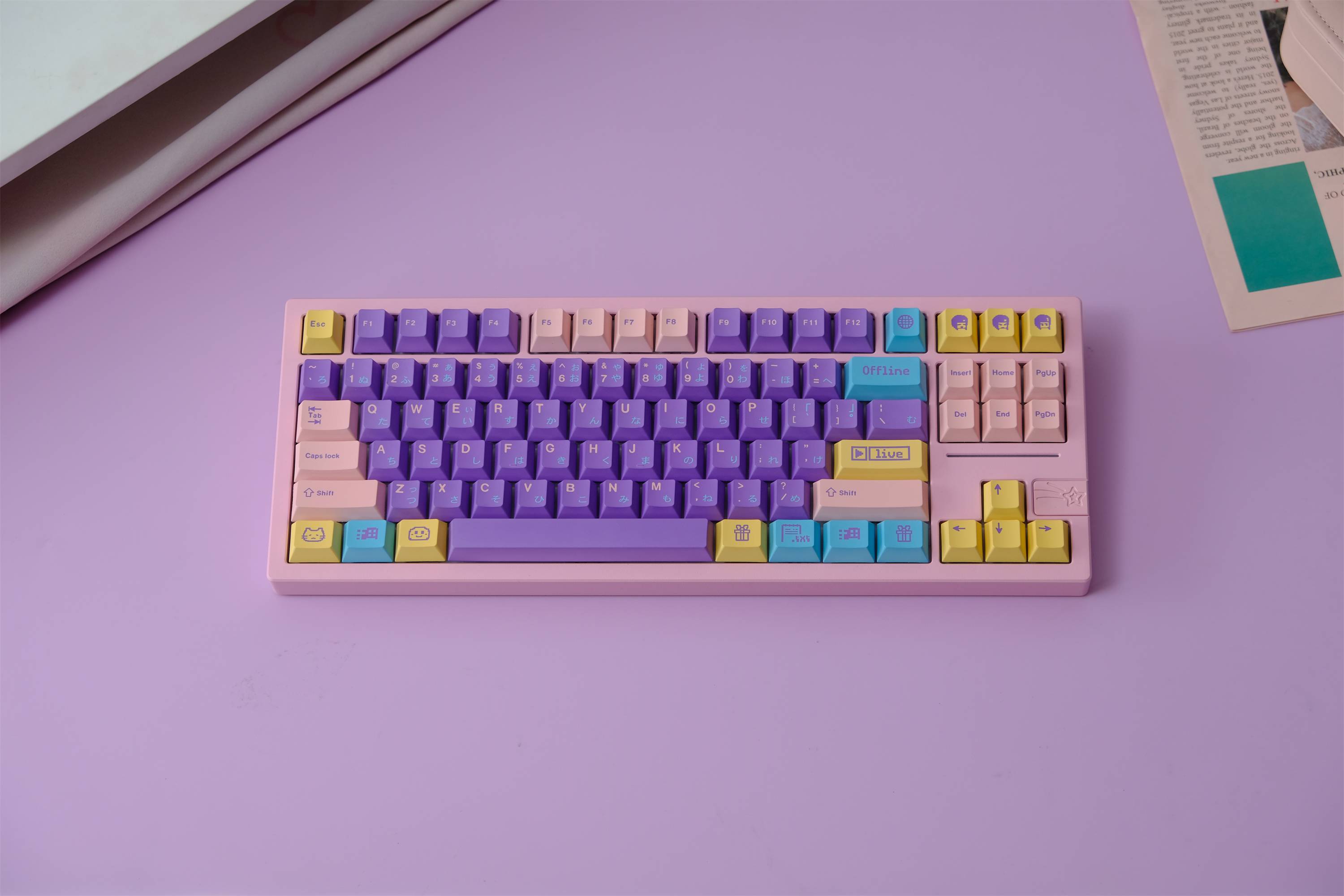 Mishmash Candy Keycap Set – Vibrant, Durable PBT Keycaps for Mechanica