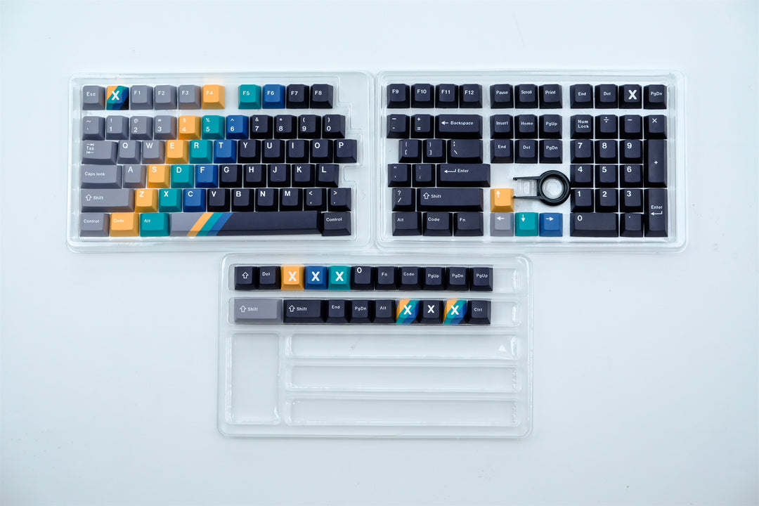 Record Theme Custom PBT Keycap Set // Cherry