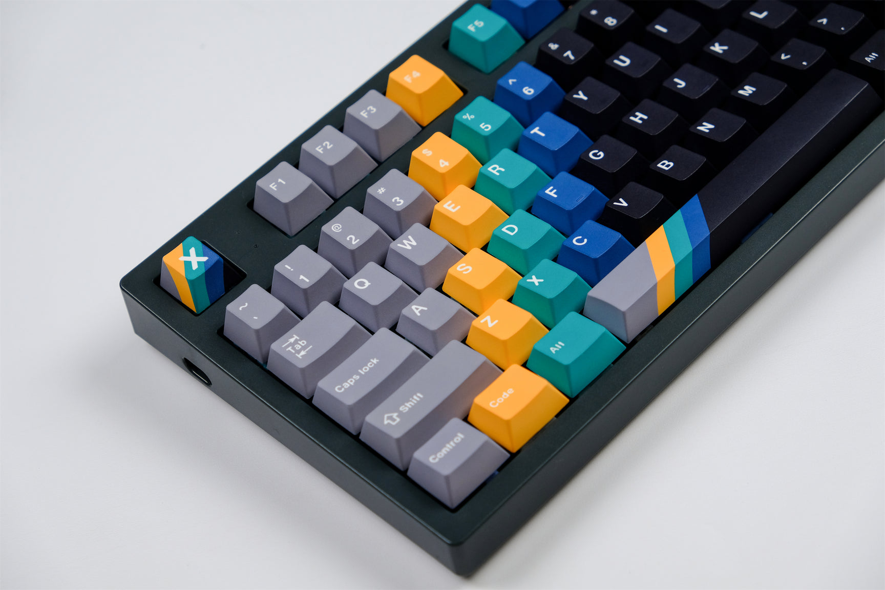 Record Theme Custom PBT Keycap Set // Cherry