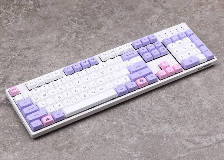 Creamy Sakura Custom PBT Keycap Set
