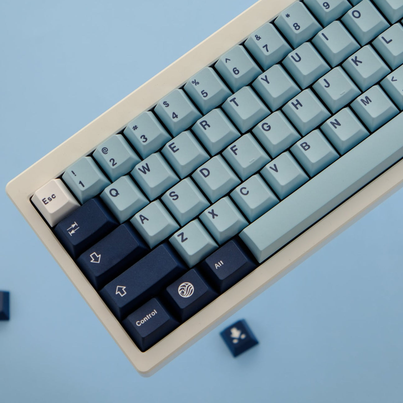 Mizu/Water PBT Keycap Set // Cherry