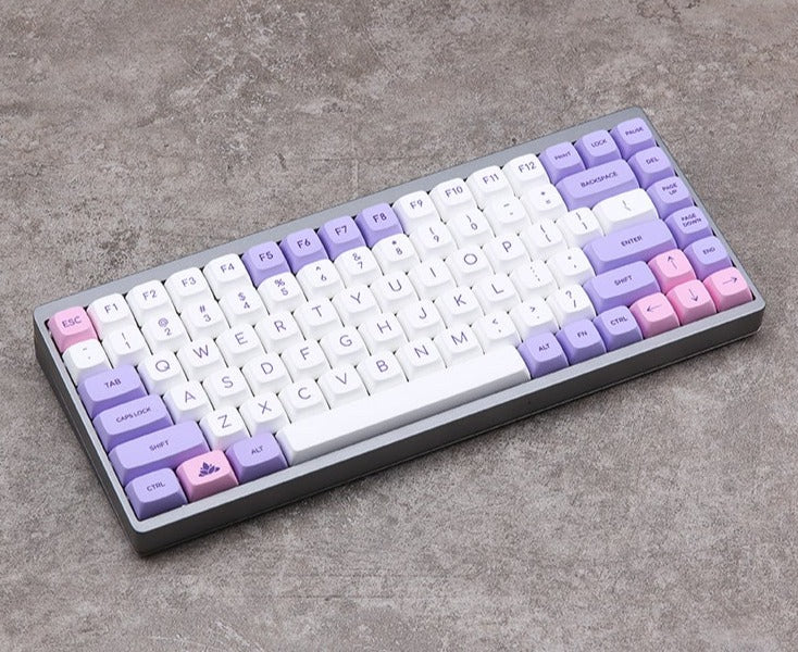 Creamy Sakura Custom PBT Keycap Set