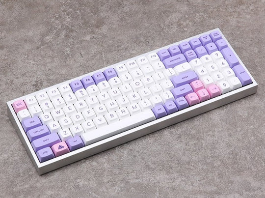 Creamy Sakura Custom PBT Keycap Set