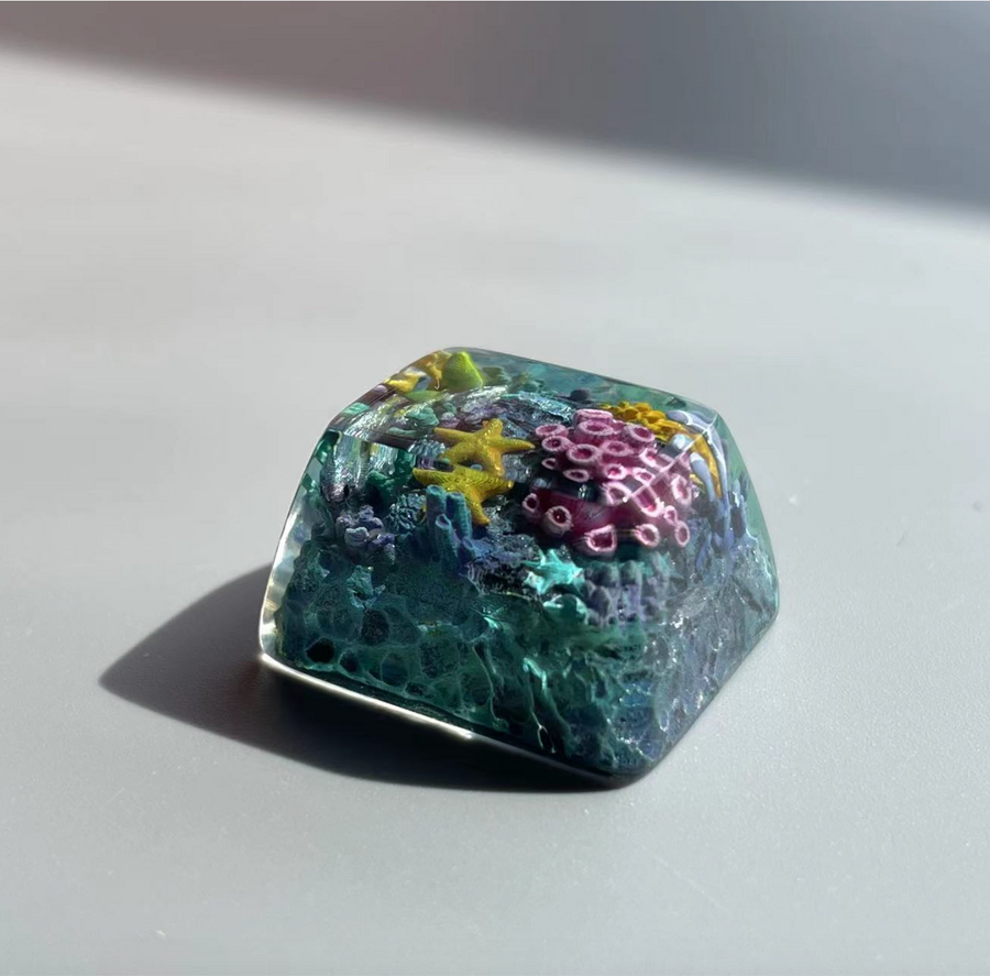 Undersea World Custom Handmade Resin SA Profile Keycaps
