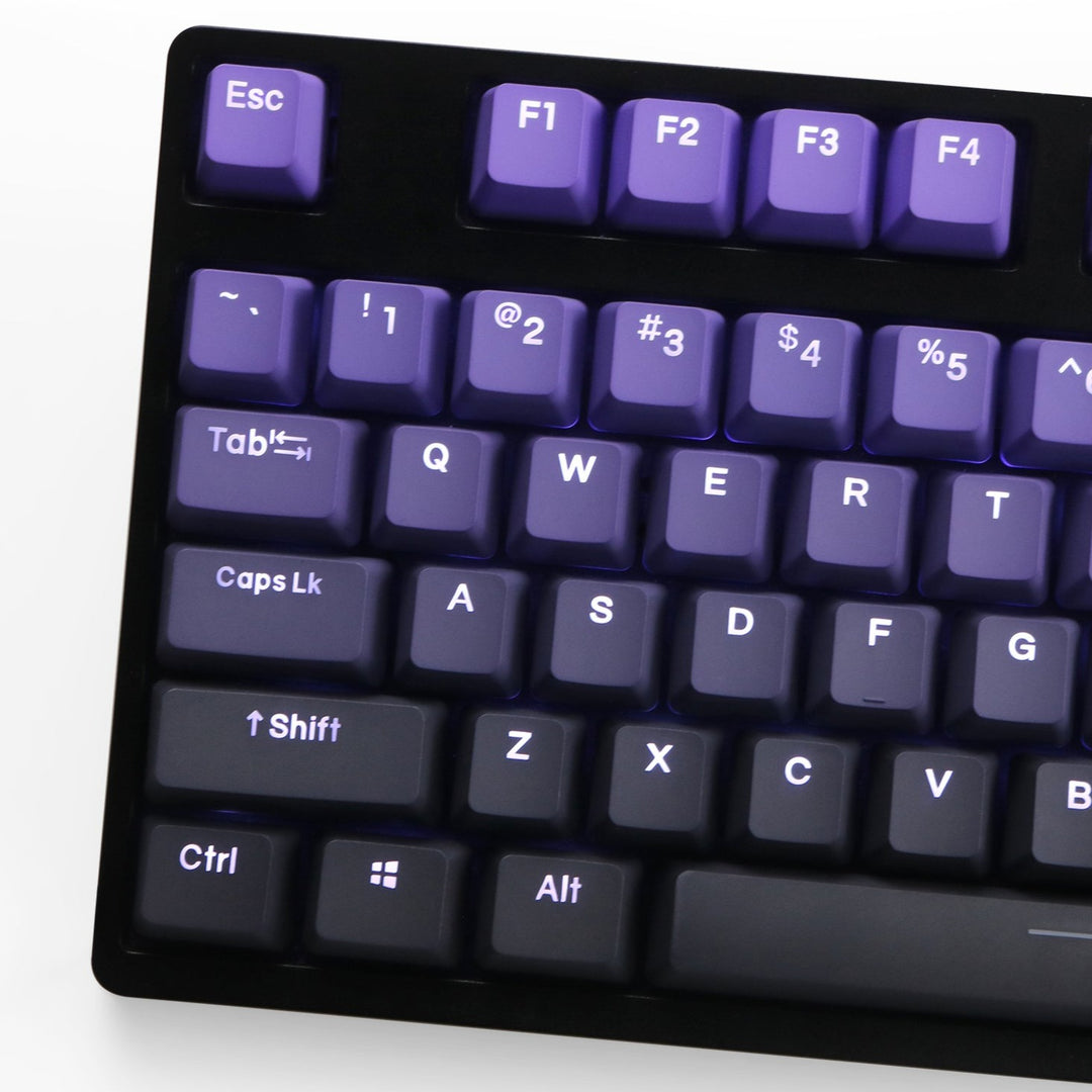 Purple Gradient PBT Keycap Set // OEM | Purple Keycap Set