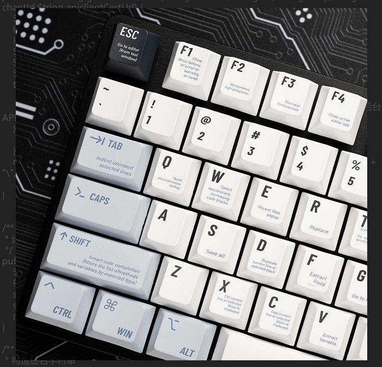 'Hello world' Programmer PBT Keycap Set // Cherry