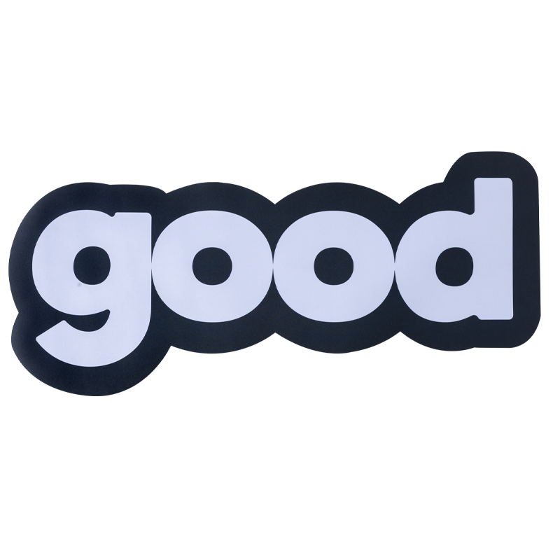 'Good' Oversized Desk Mat